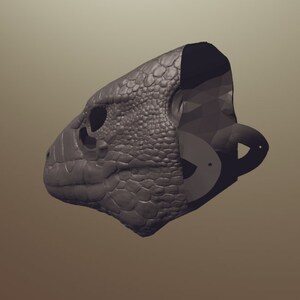Tegu Mask V2 .stl Files for 3D Printing - Etsy