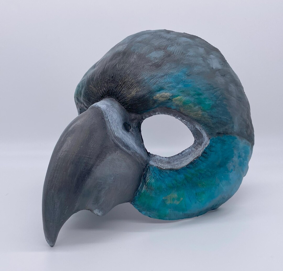 Green Cheek Conure Masquerade Style Mask - Etsy