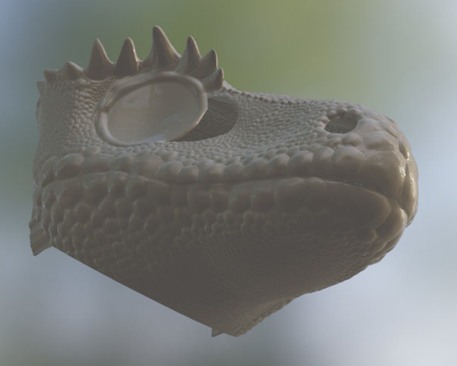 Crested Gecko Mask .STL Files for 3D Printing - Etsy UK