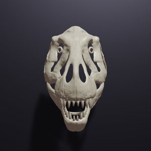 T-rex Skull Mask V2 .STL Files for 3D Printing - Etsy