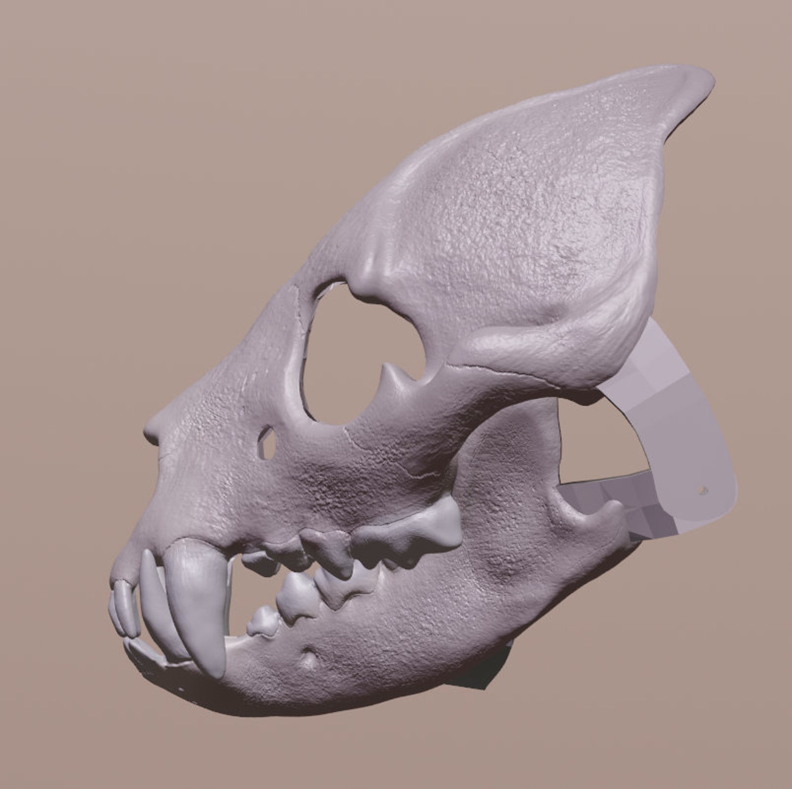 Hyena Skull Mask .STL Files for 3D Printing - Etsy