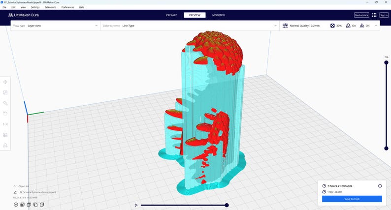 Scimitar Spinosaur Mask .STL Files for 3D Printing - Etsy
