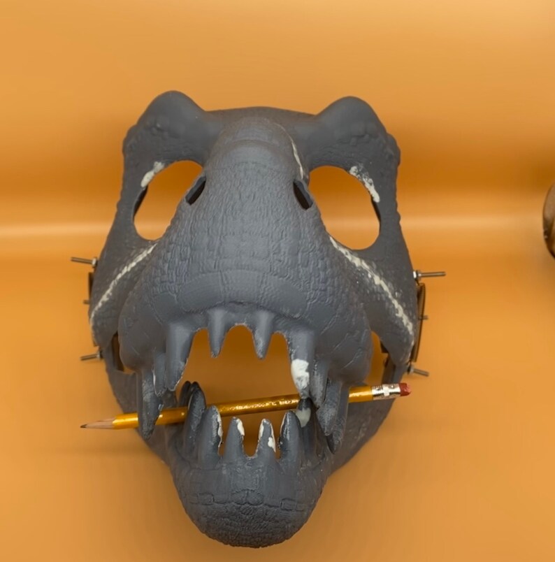 Physical 3D Printed T-rex Dinomask - Etsy