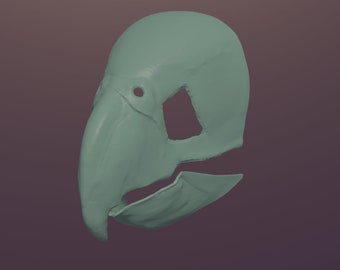 Fantasy Bird Mask .STL Files for 3D Printing. | Etsy