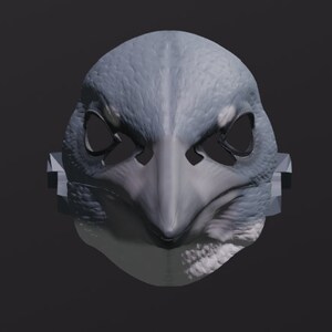 Belted Kingfisher Mask .STL Files for 3D Printing - Etsy