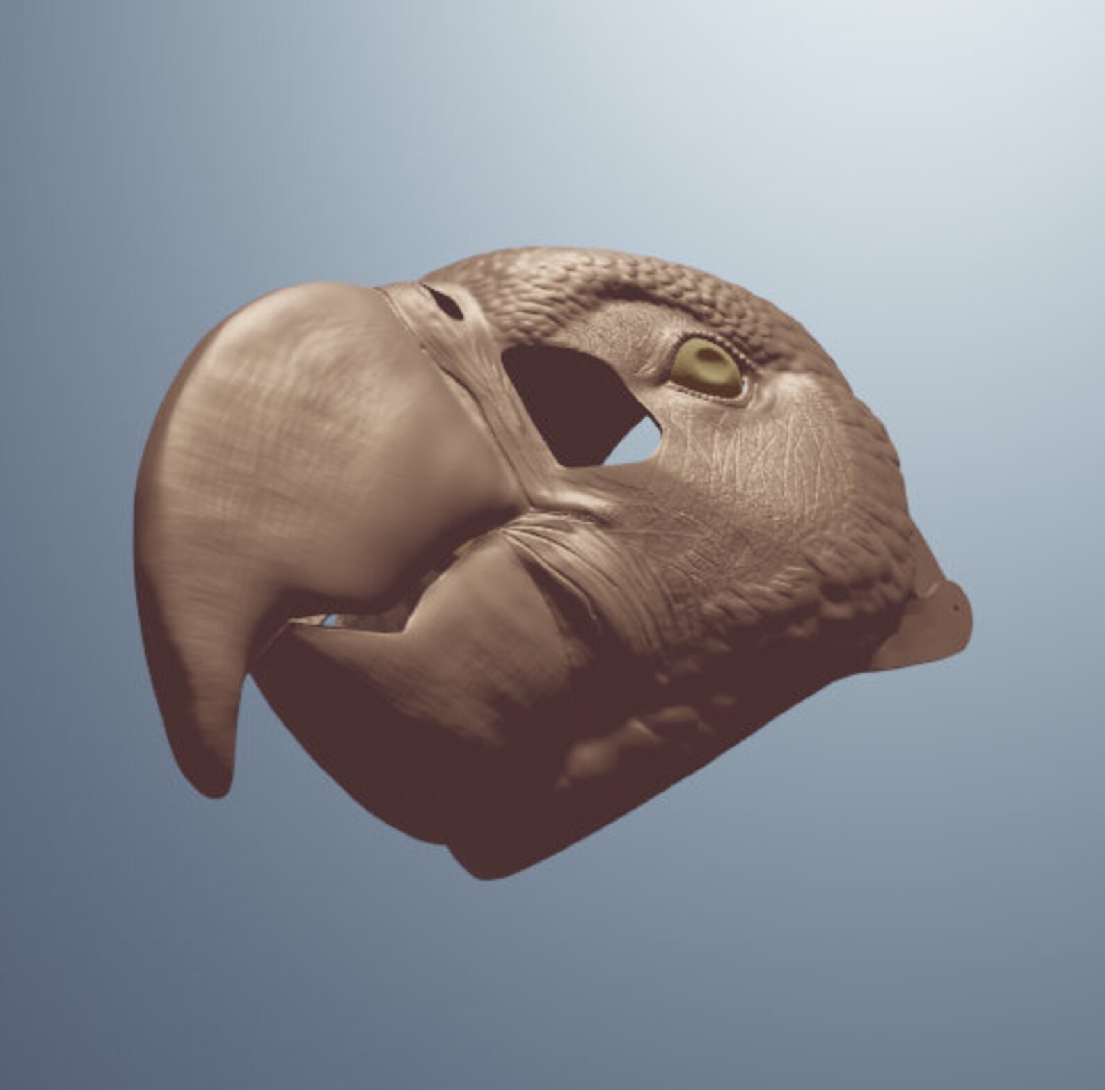 Macaw Mask V2 .STL Files for 3D Printing | Etsy