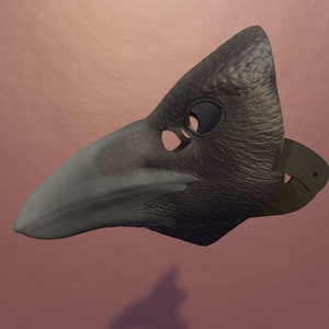 Raven Mask V2 .STL Files - Etsy