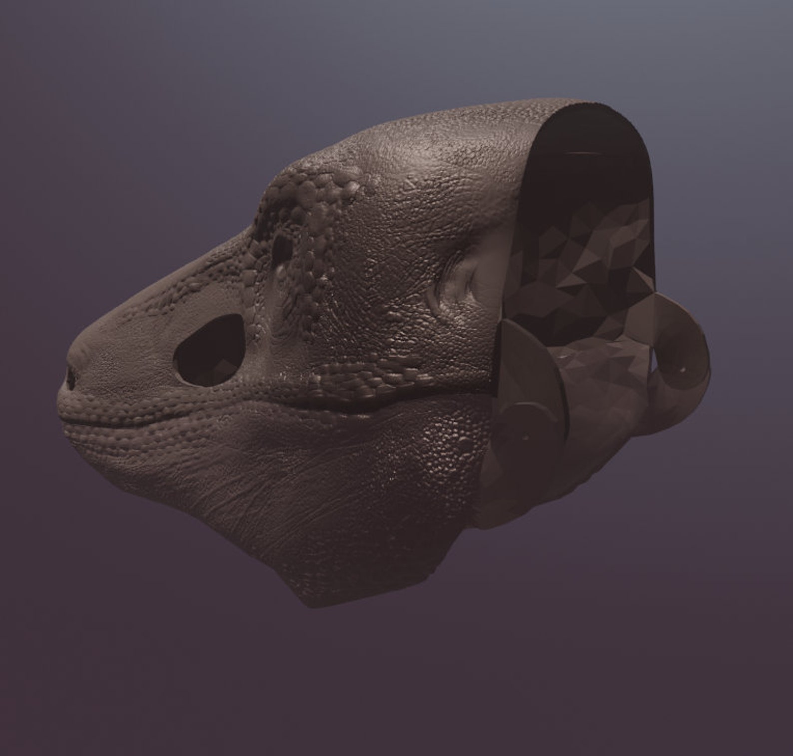 Megaraptor Mask .STL Files for 3D Printing - Etsy