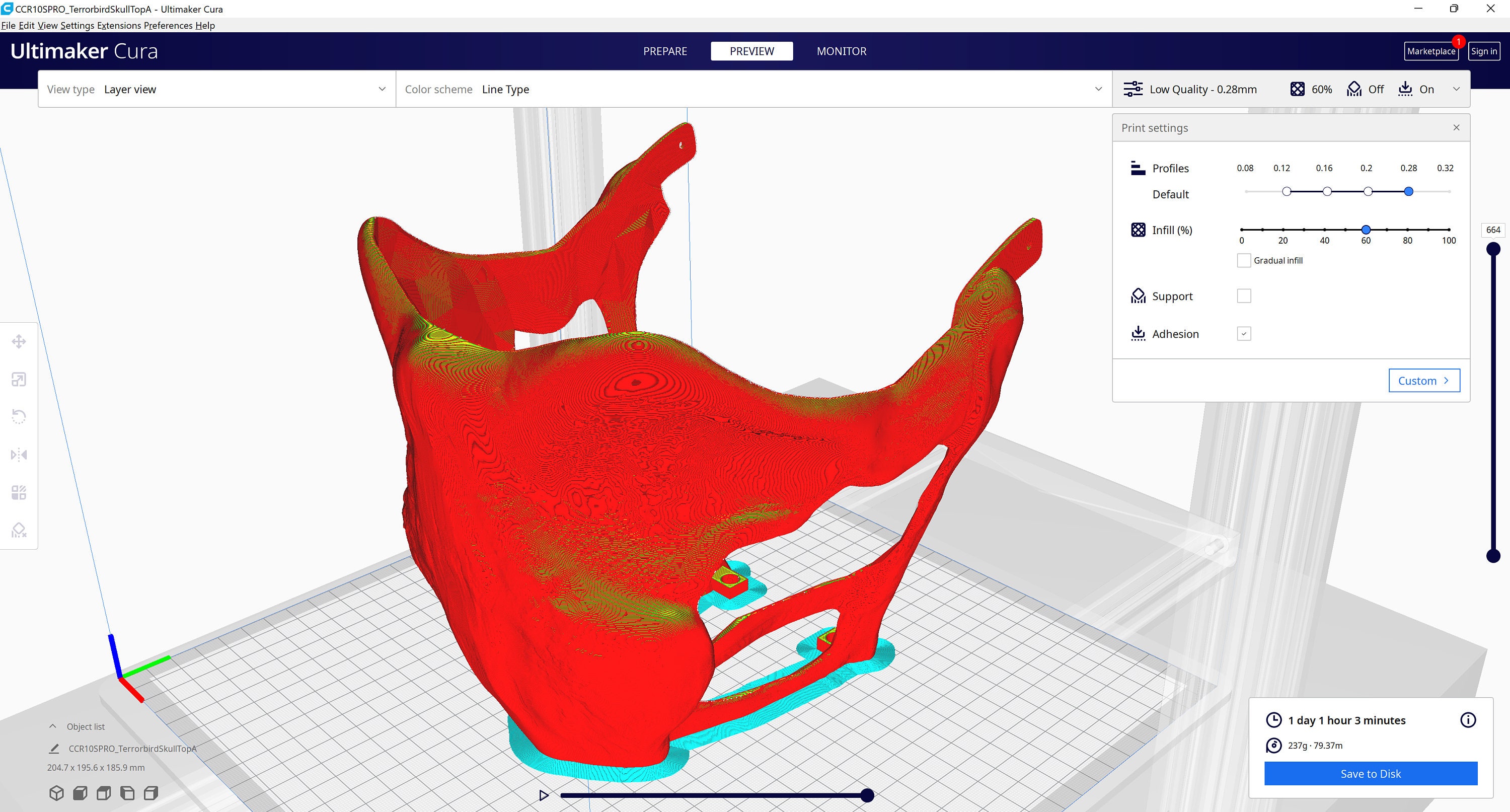 Terror Bird Skull Mask .stl Files for 3D Printing - Etsy