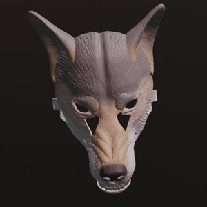 Snarling Coyote Mask .STL Files for 3D Printing - Etsy Australia