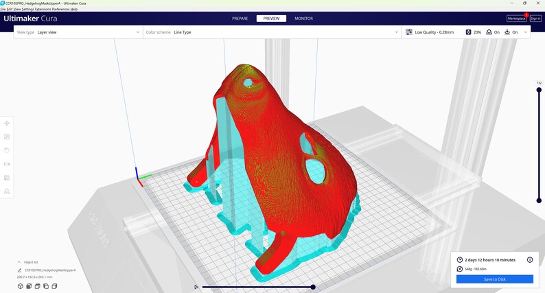 Hedgehog Mask .STL Files for 3D Printing - Etsy