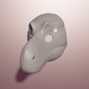 Dryptosaurus Mask .STL Files for 3D Printing - Etsy