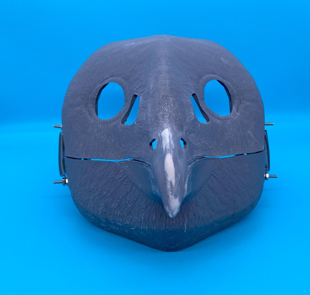 Physical 3D Printed Barn Owl Mask - Etsy