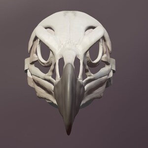 Eagle Skull Mask V3 .STL Files for 3D Printing - Etsy