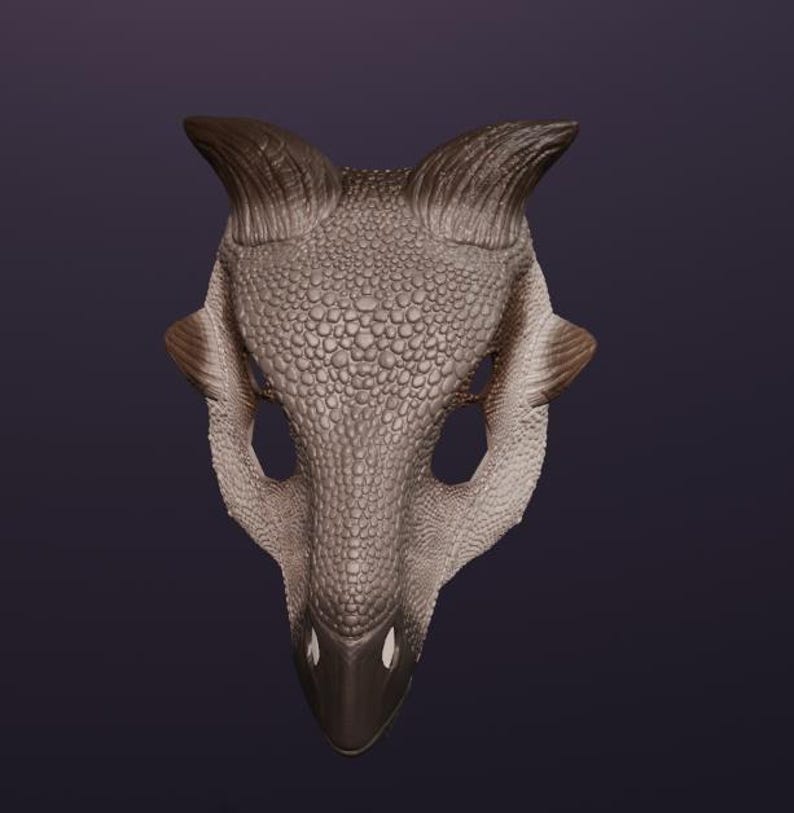 Scelidosaurus Mask .STL Files for 3D Printing - Etsy Canada