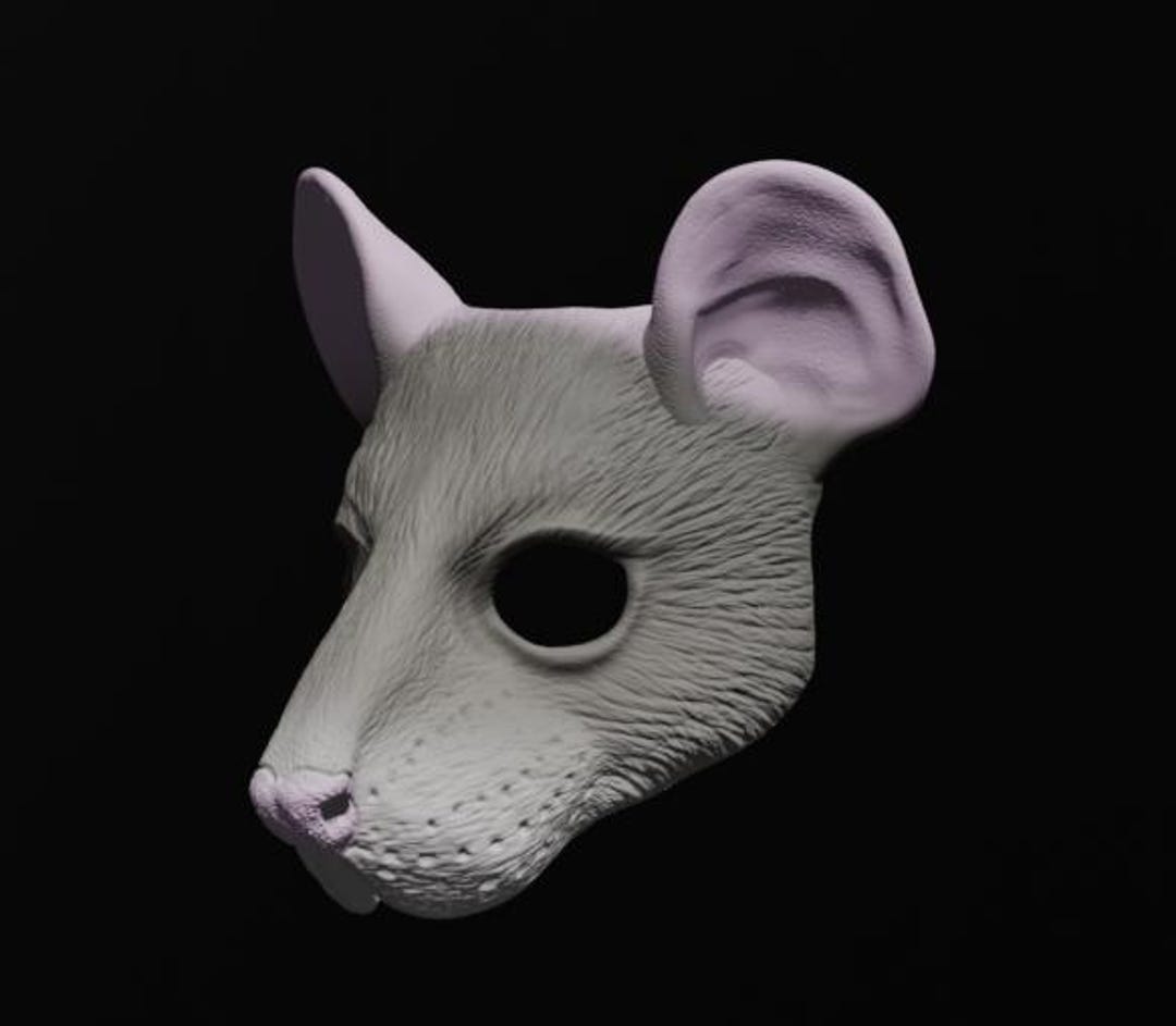Rat Larp Mask .STL Files for 3D Printing - Etsy