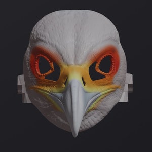 Secretary Bird Mask .STL Files for 3D Printing - Etsy