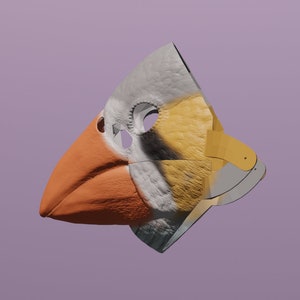 Zebra Finch Mask .STL Files for 3D Printing - Etsy Australia