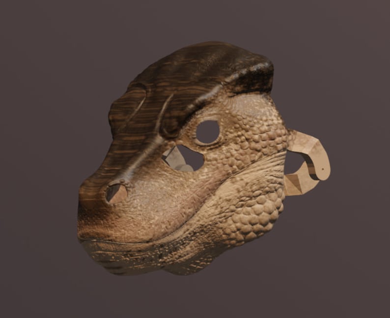 Simosuchus Mask .STL Files for 3D Printing - Etsy