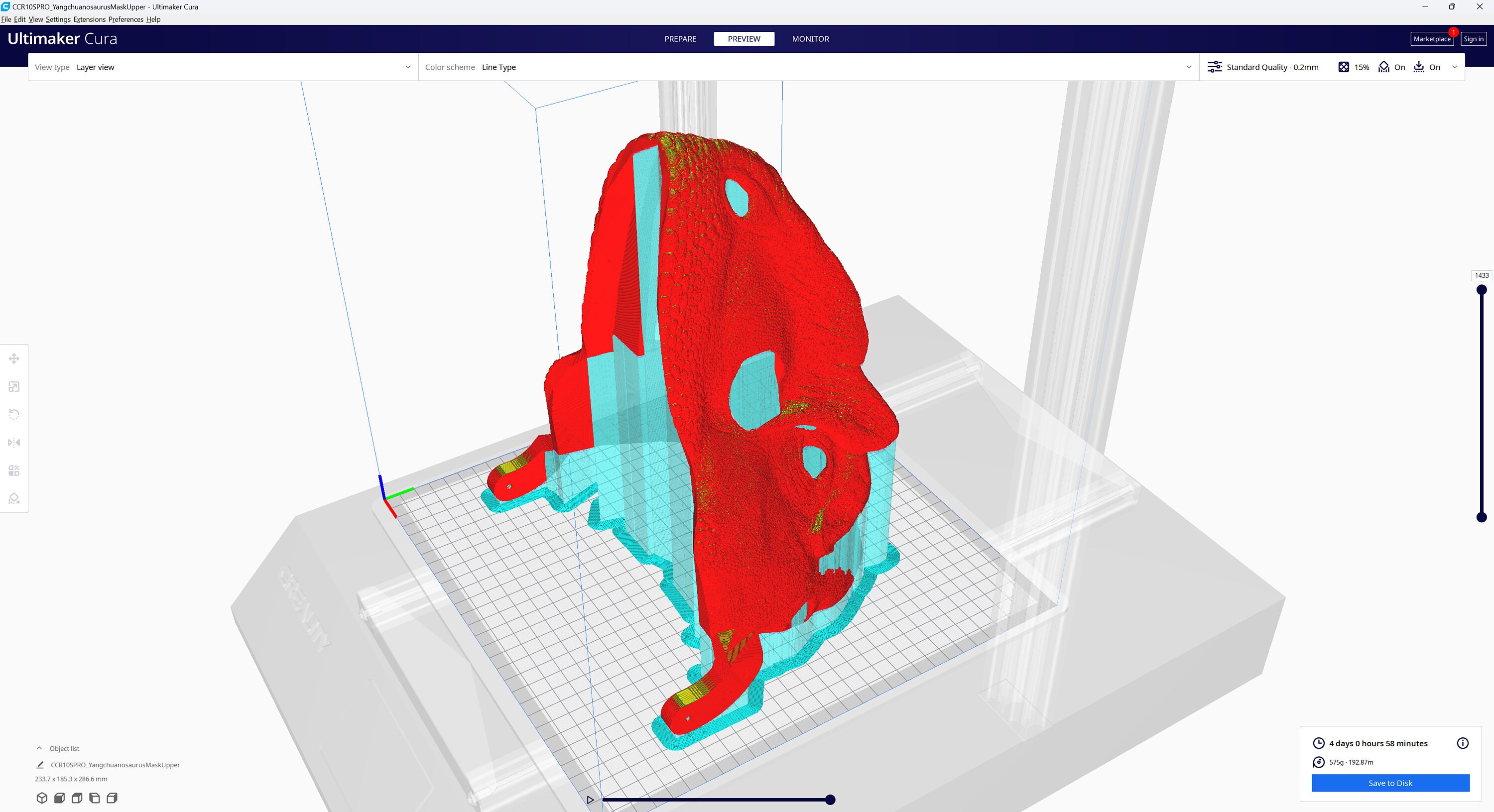 Yangchuanosaurus Mask .STL Files for 3D Printing - Etsy