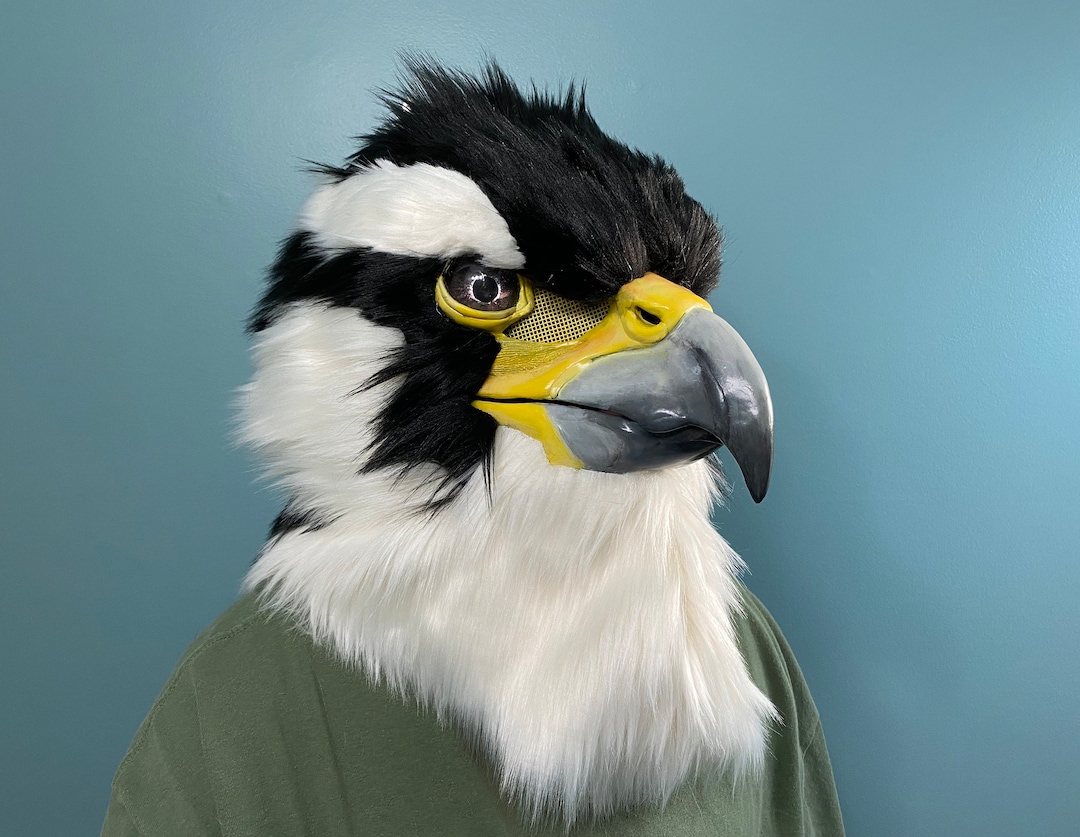 Realistic Aplomado Falcon Fursuit Head - Etsy