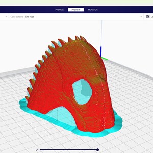 Carnotaurus Skull Mask .STL Files for 3D Printing - Etsy