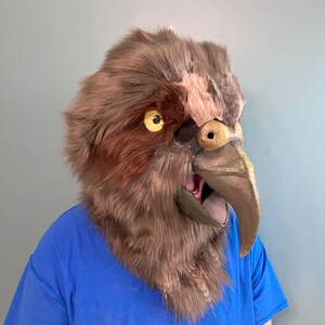 Realistic Kea Parrot Fursuit Head - Etsy
