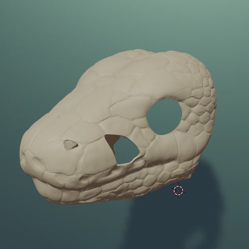 Ball Python V2 Mask .STL Files for 3D Printing - Etsy