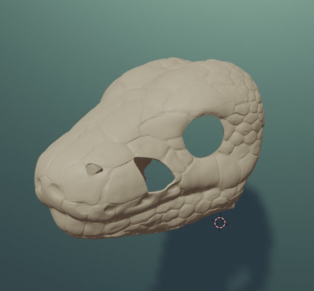 Ball Python V2 Mask .STL Files for 3D Printing - Etsy