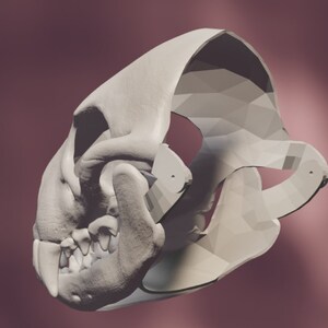 Mink Skull Mask .STL Files for 3D Printing - Etsy