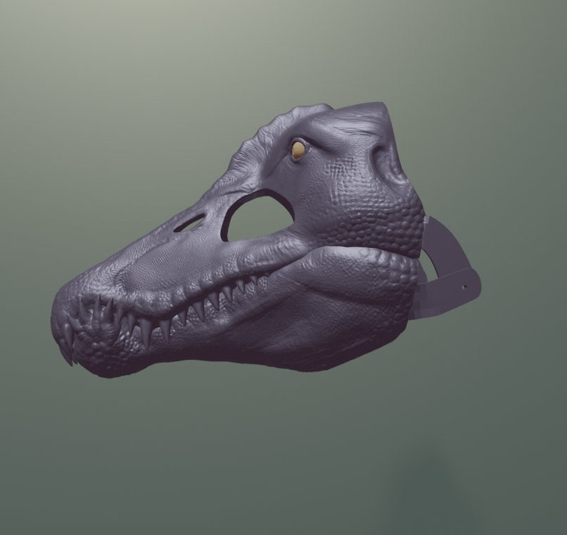 Spinosaurus Mask V2 .STL Files for 3D Printing - Etsy