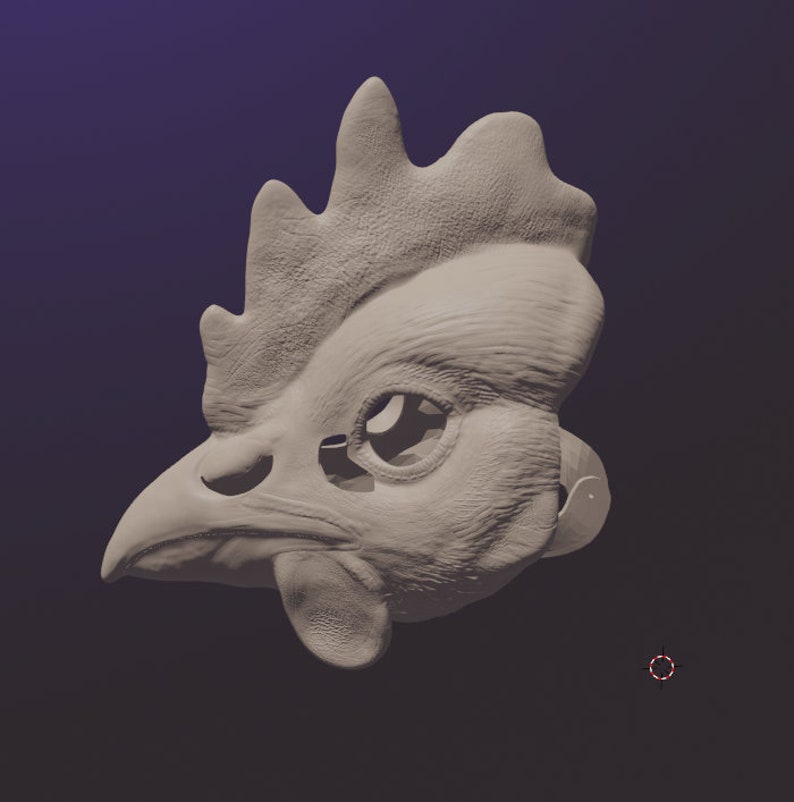 Chicken Mask .STL Files for 3D Printing - Etsy