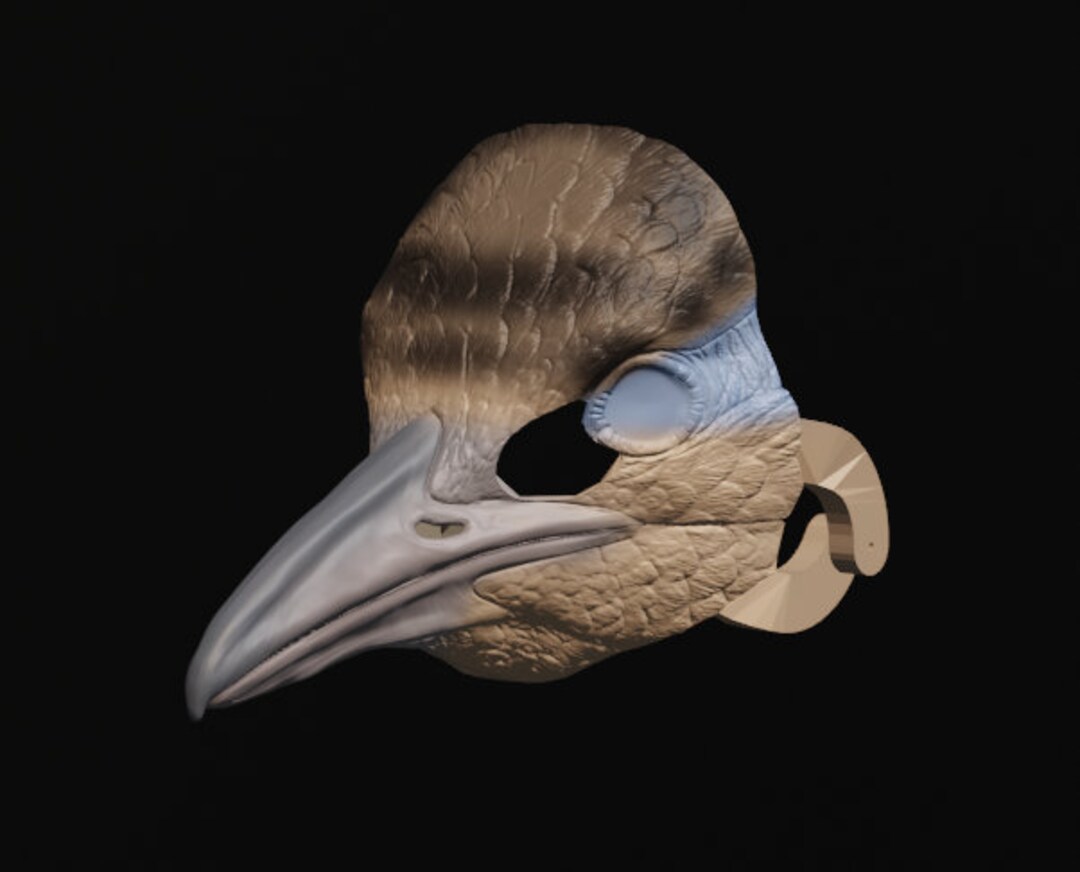 Lesser Roadrunner Mask .STL Files for 3D Printing - Etsy