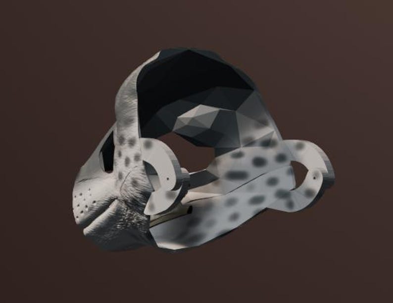 Leopard Seal Mask .STL Files for 3D Printing - Etsy