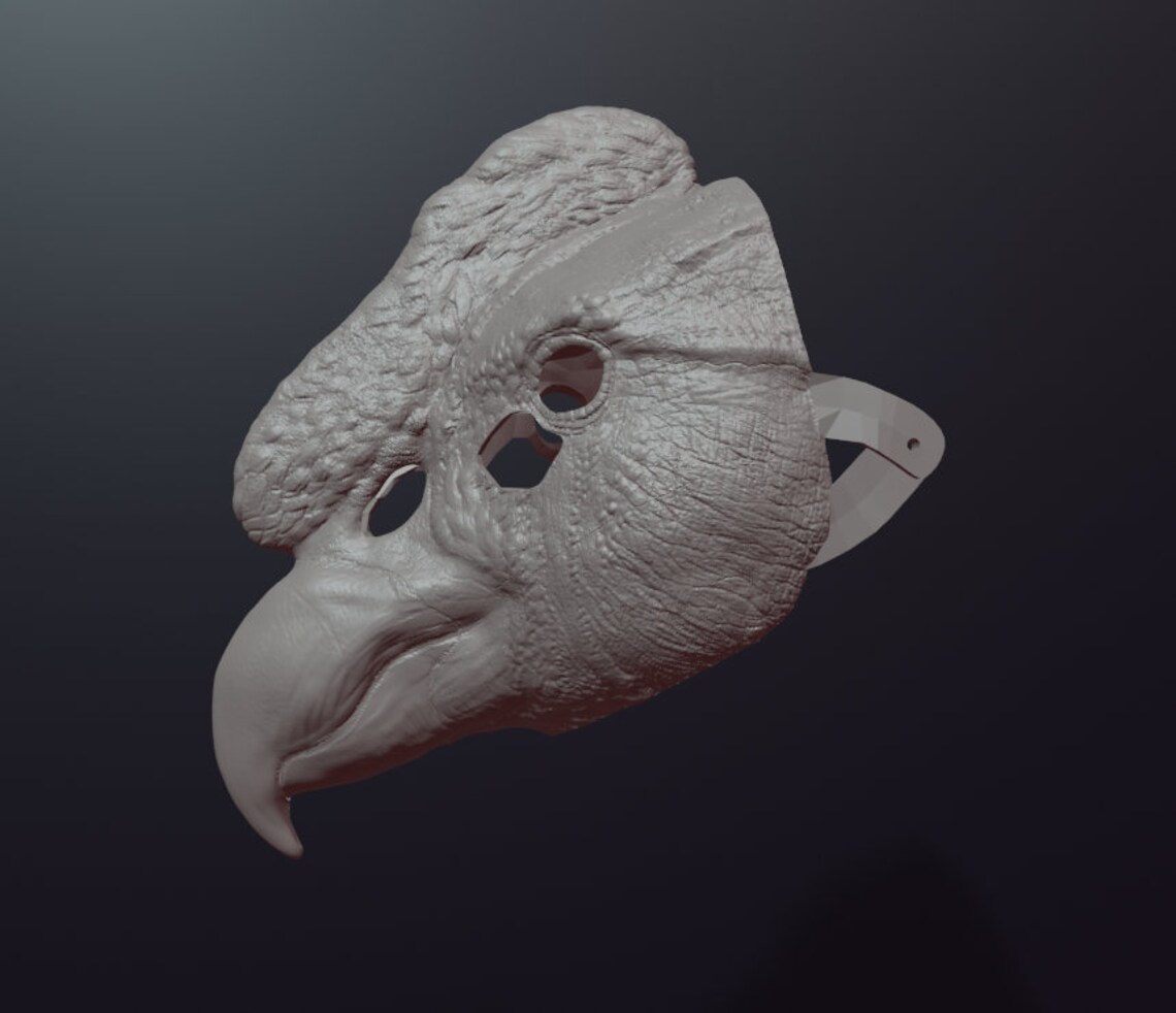 Máscara de Cóndor Andino. Archivos STL para impresión 3D - Etsy España