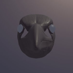 Crow Mask V2 .STL Files for 3D Printing - Etsy