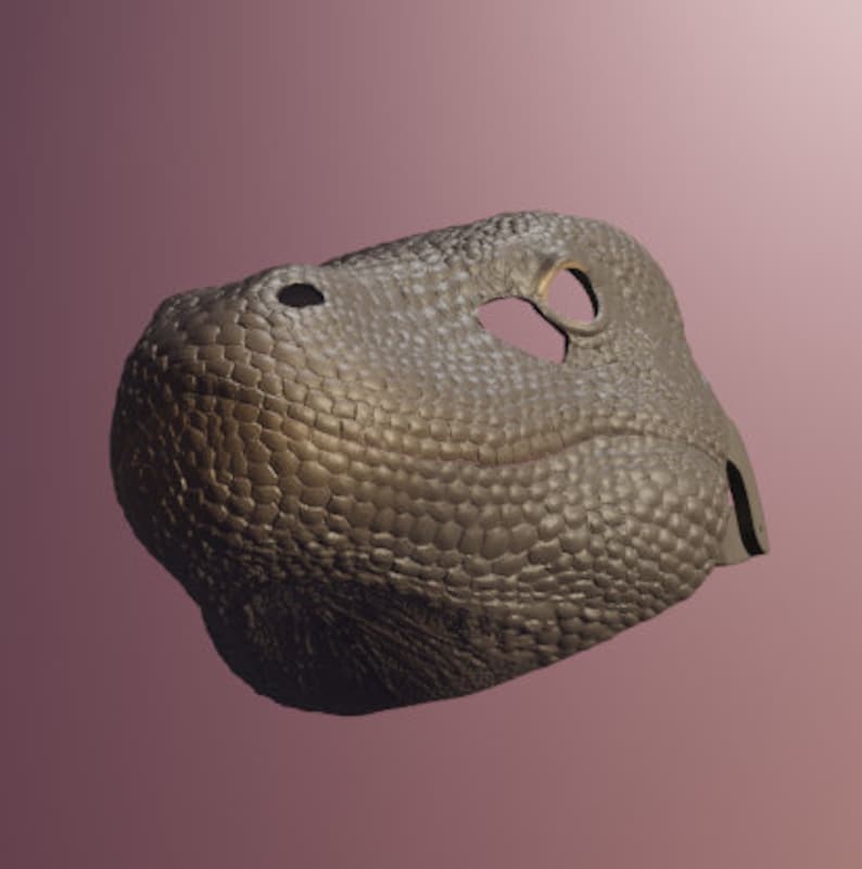 Komodo Dragon Mask .STL Files for 3D Printing - Etsy