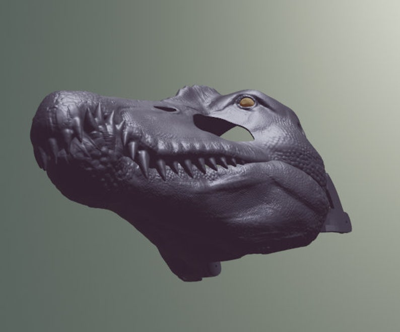 Spinosaurus Mask V2 .STL Files for 3D Printing | Etsy