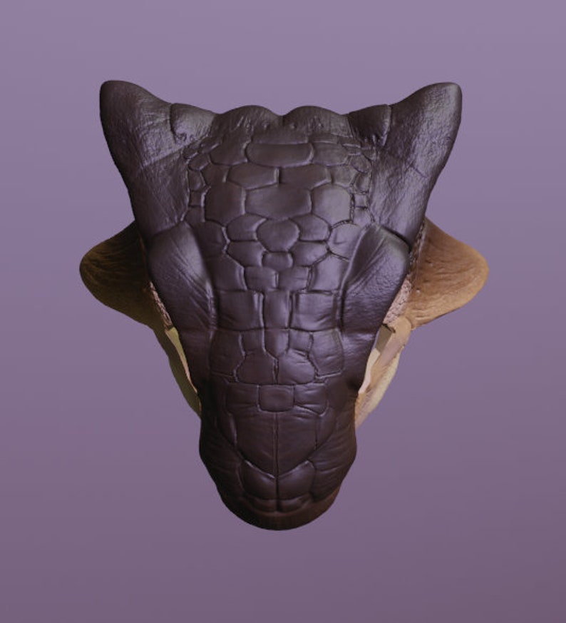 Ankylosaurus Mask V2 .STL Files for 3D Printing - Etsy