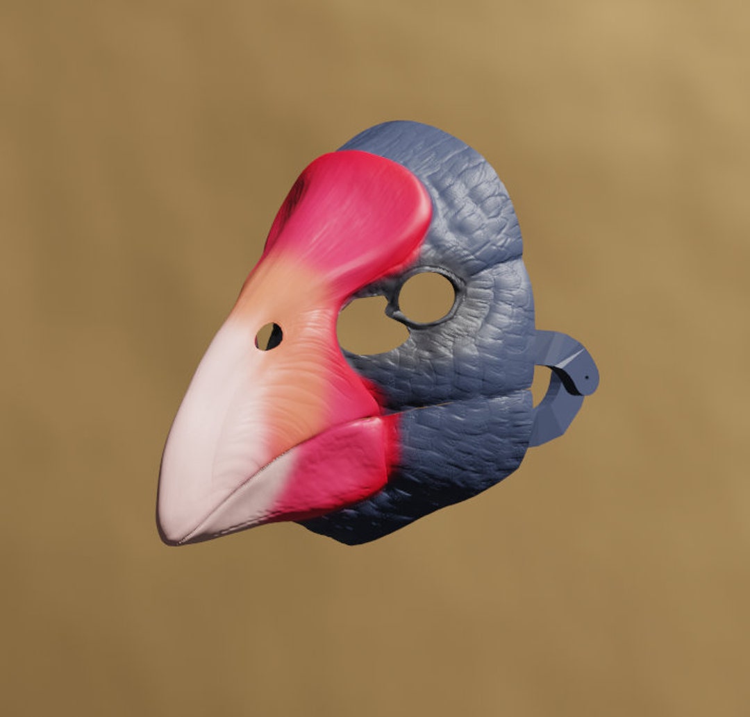 Swamphen Mask .STL Files for 3D Printing - Etsy