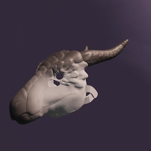 Spikey Dragon Mask .STL Files for 3D Printing - Etsy
