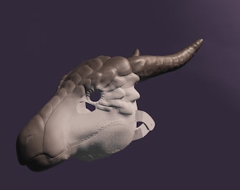 Komodo Dragon Mask .STL Files for 3D Printing - Etsy
