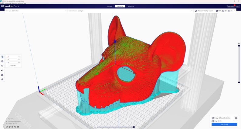 Rat Larp Mask .STL Files for 3D Printing - Etsy