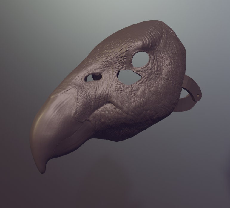 California Condor Mask .STL Files for 3D Printing - Etsy