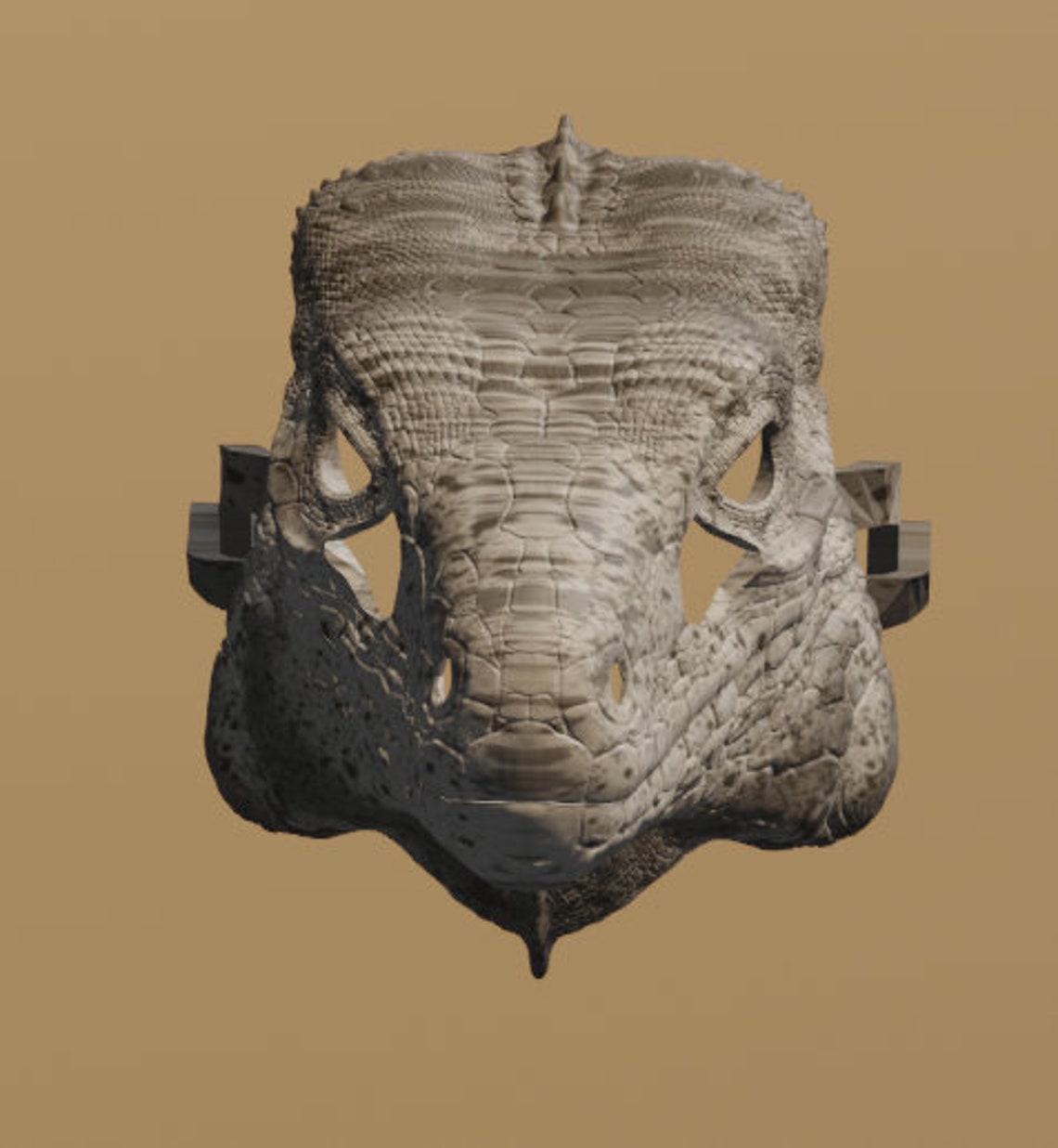 Saban Black Iguana Mask .STL Files for 3D Printing - Etsy