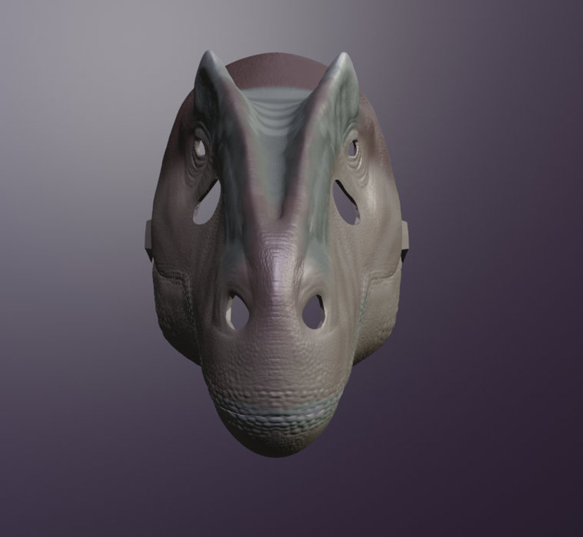 Allosaurus Mask V2 .STL Files for 3D Printing - Etsy
