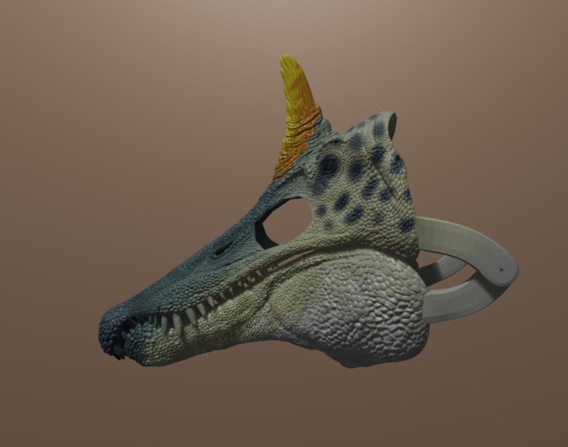 Scimitar Spinosaur Mask .STL Files for 3D Printing - Etsy