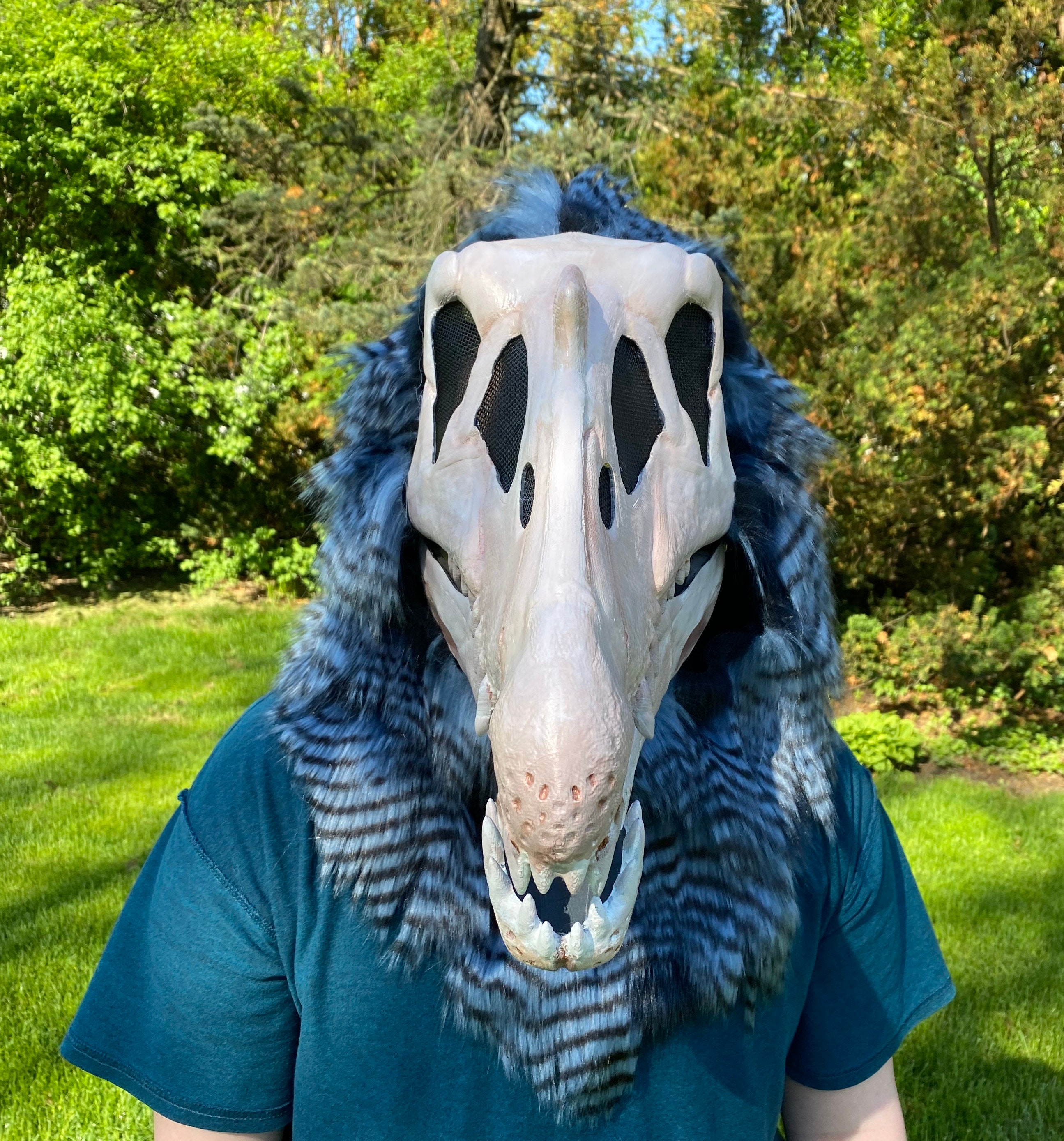 Spinosaurus Skull Mask Fursuit Head - Etsy Canada