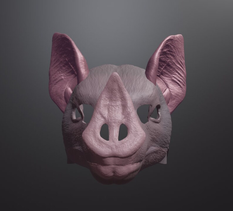 Leaf Nosed Bat Mask .STL Files for 3D Printing - Etsy