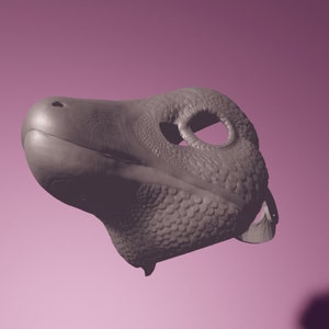 Archaeopteryx Mask V2 .stl Files for 3D Printing - Etsy